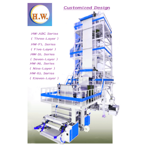 ABC THREE LAYER CO-EXTRUSION SUPER HIGH SPEED BLOWN FILM LINE | PRM ...